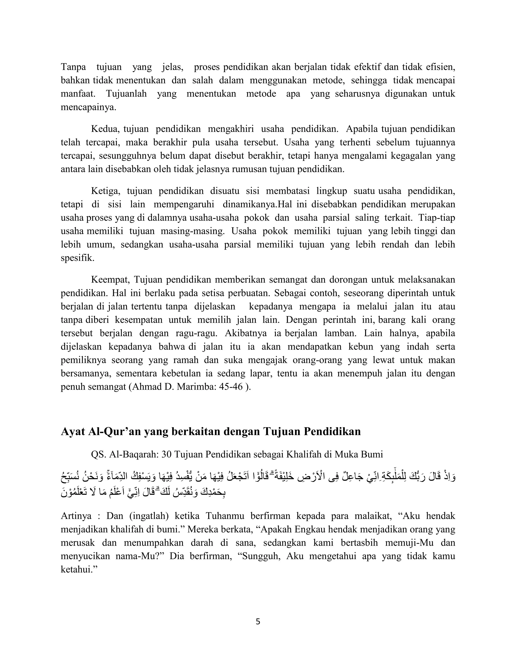 Filsafat pendidikan (Hakikat Tujuan Pendidikan Dalam Islam).docx