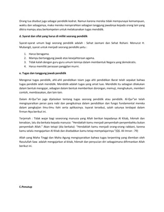 Kelompok 3.Hakikat pendidik dalam islam | PDF