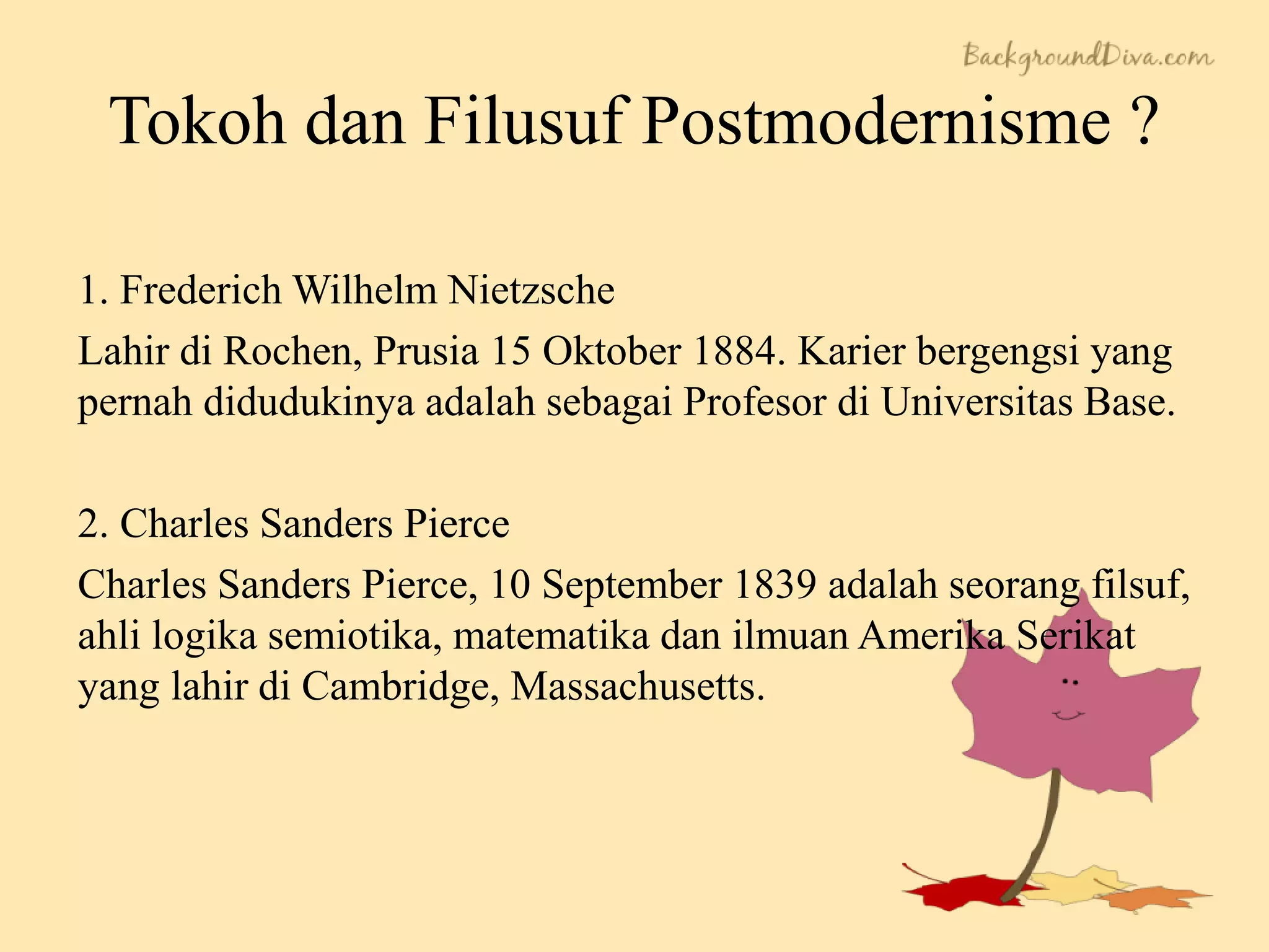 Filsafat postmodernisme | PPTX