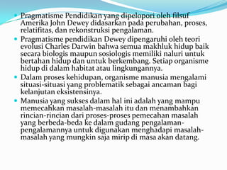 Filsafat pragmatisme | PPTX