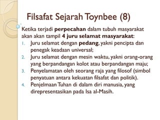 Pemikiran Filsafat Sejarah Arnold Joseph Toynbee | PDF