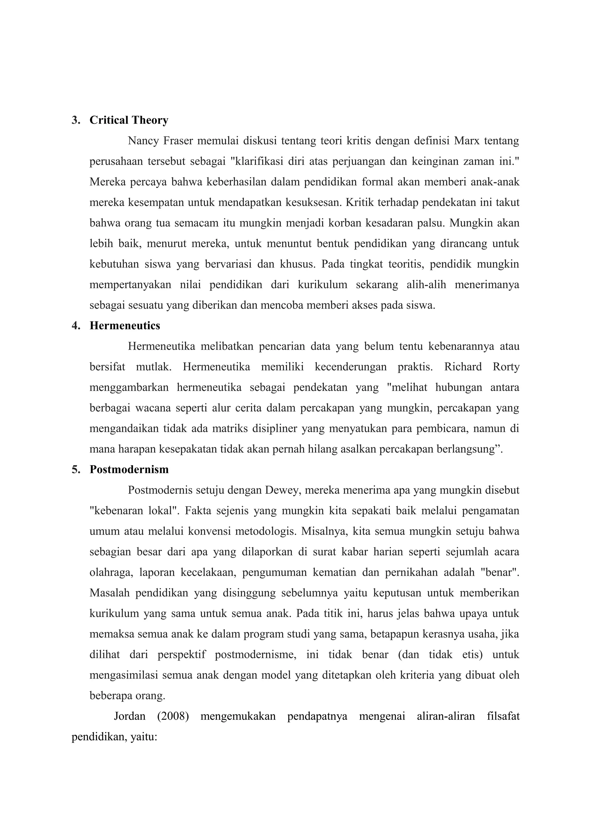 Filsafat Pendidikan | PDF