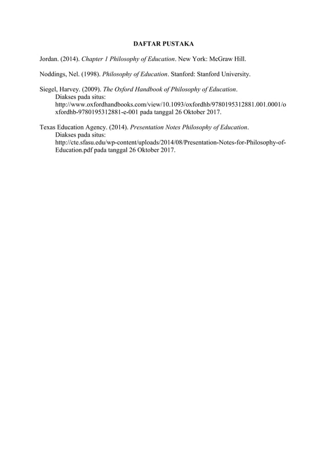 Filsafat Pendidikan | PDF