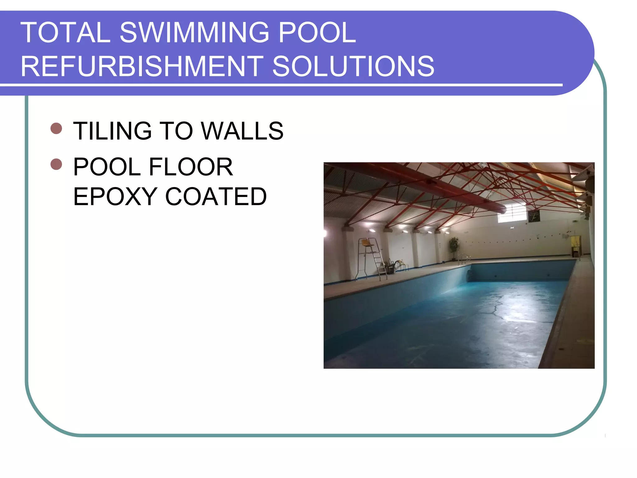 pool depth reduction | PPT