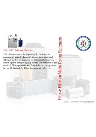 Filter -PVC Adhesive Dispenser | PDF