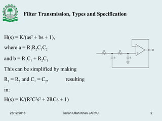 Biquad Filter | PPT