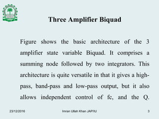 Biquad Filter | PPT