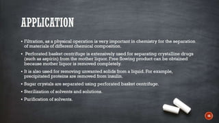 Filteration process chemistry | PPT