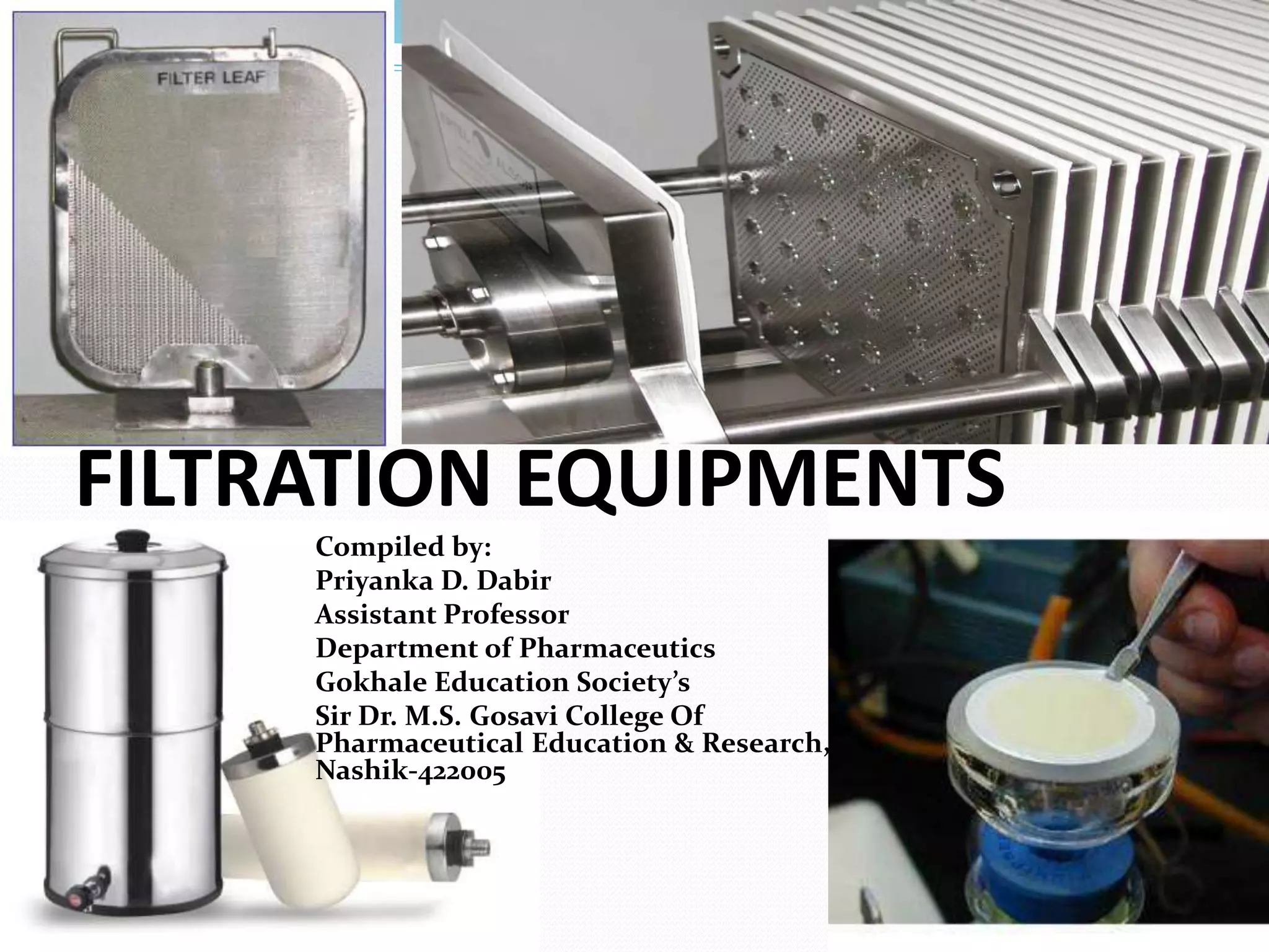 Filteration and clarification | PPTX