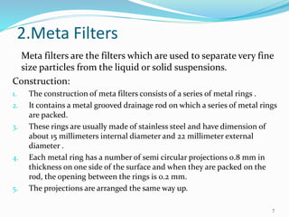 Filteration and clarification | PPTX