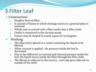 Filteration and clarification | PPT