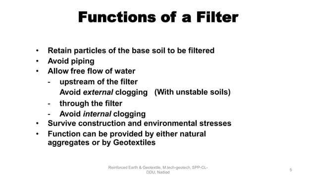 Filteration of Soil Using Geosynthetics.pptx