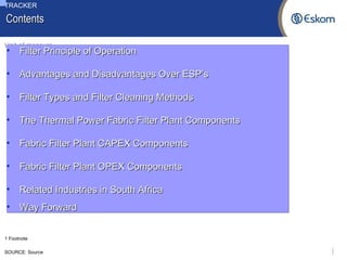 Filter bag sdl presentation v3 | PPT