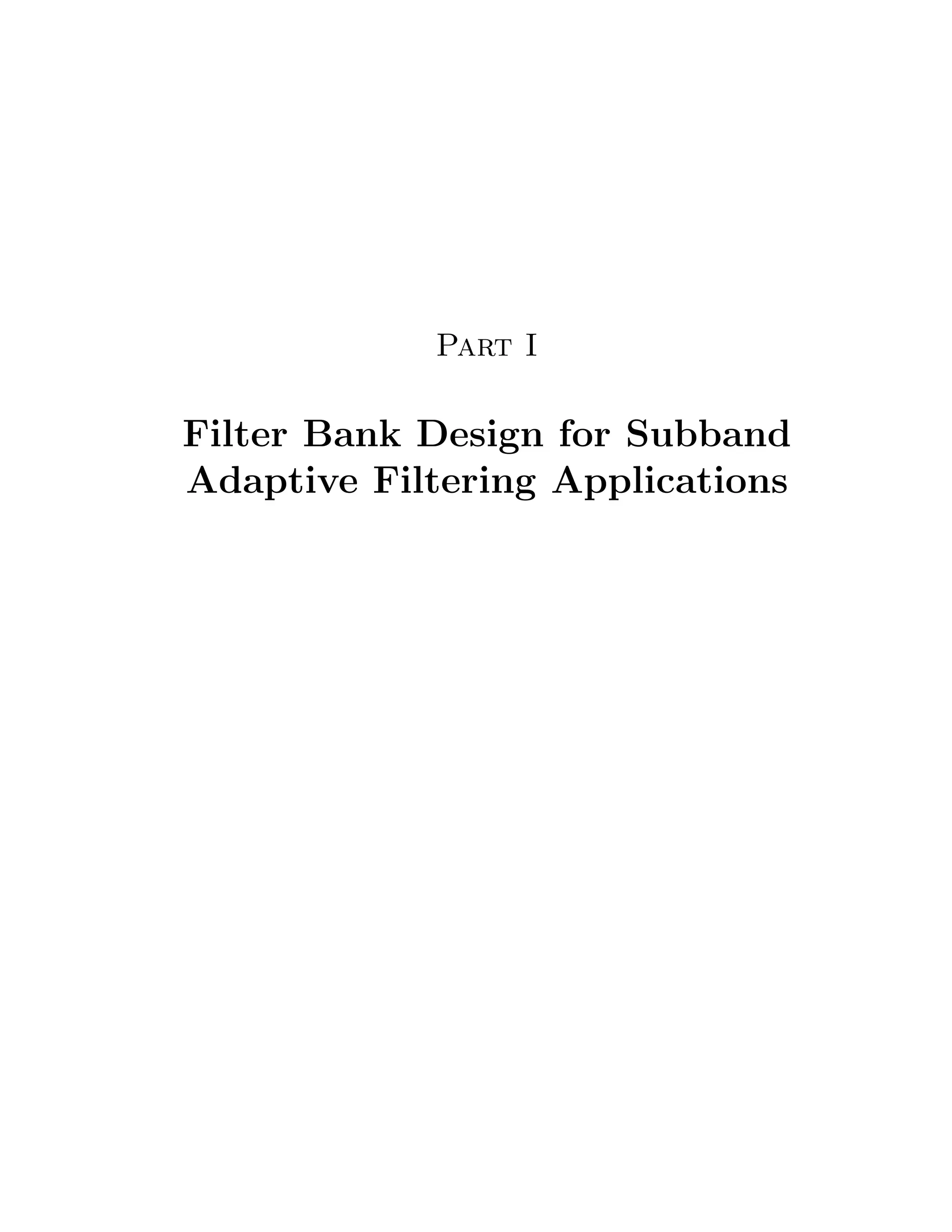 Filter Bank Design and adaptive filters.pdf | Digital Audio | Computer ...