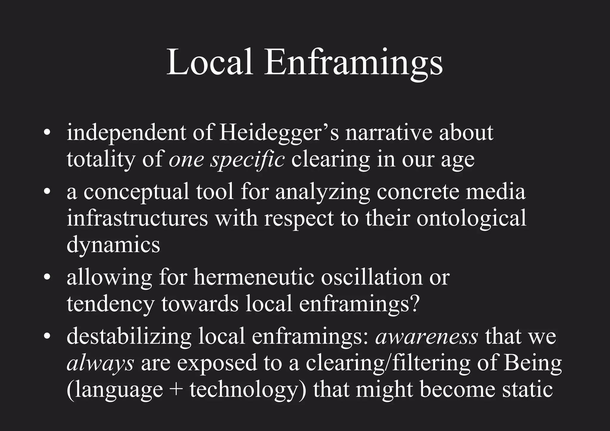 Filter Bubble and Enframing | PPT