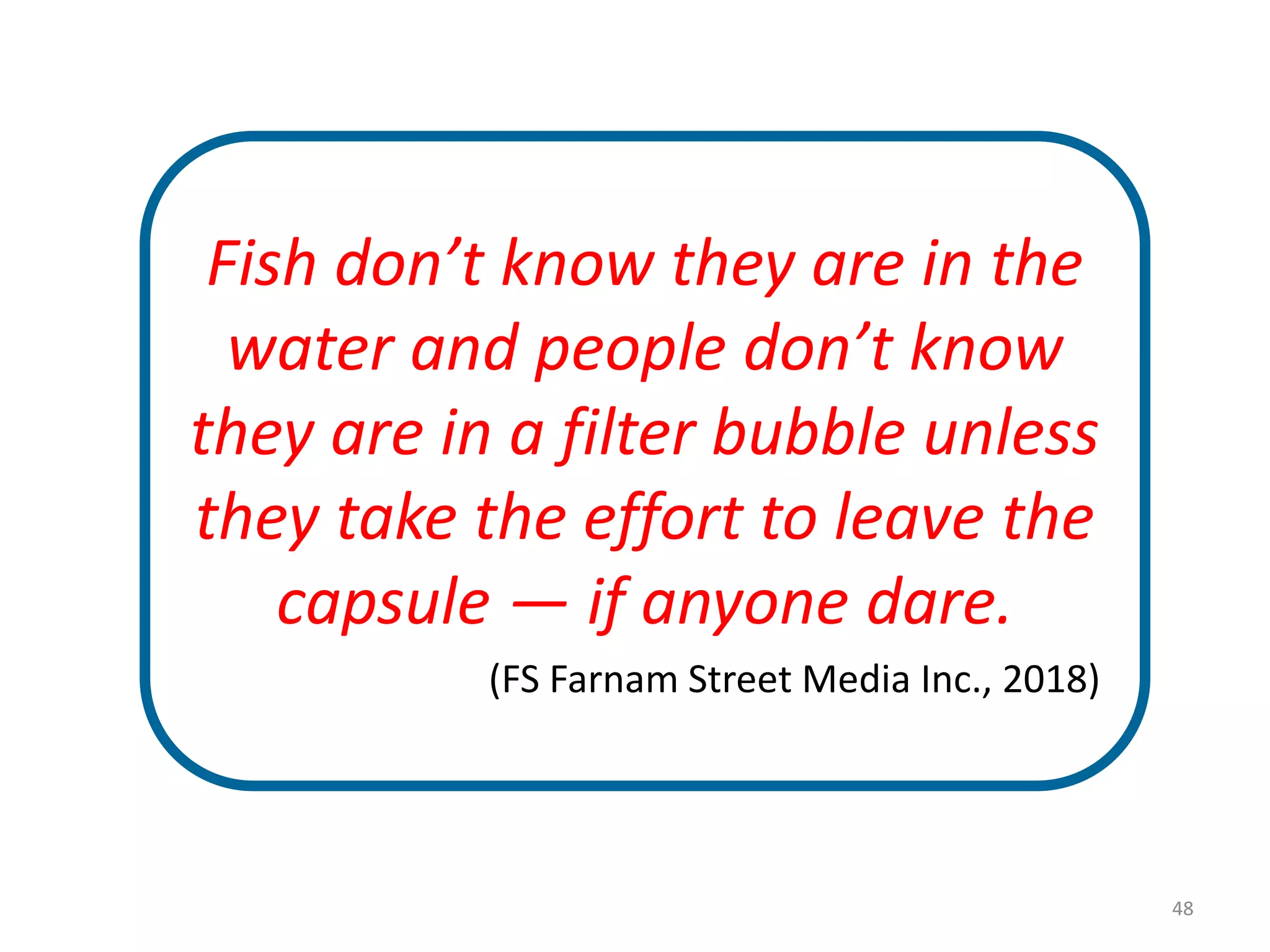 Filter bubble and information behaviour, ISIC 2018, keynote speech | PPT