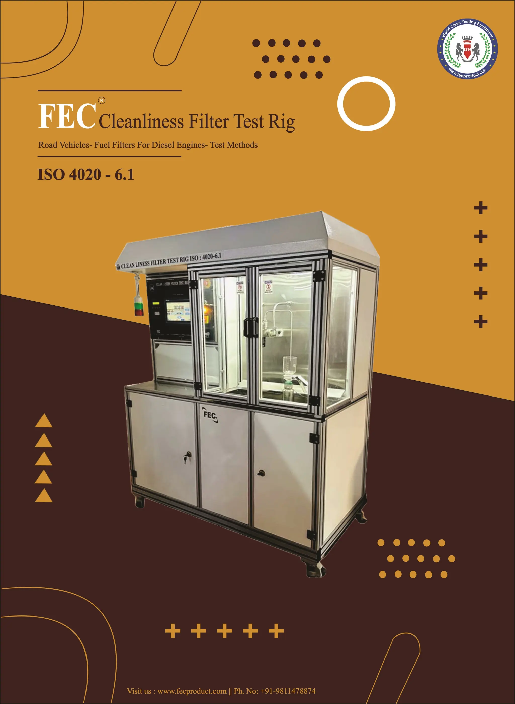 ISO 4020-6.1 Filter Cleanliness Test Equipment. | PDF