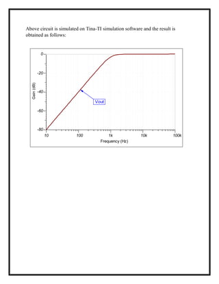 Filter design and simulation | PDF | Physics | Science
