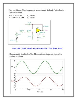 Filter design and simulation | PDF | Physics | Science