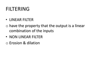 Filtering and masking | PPTX