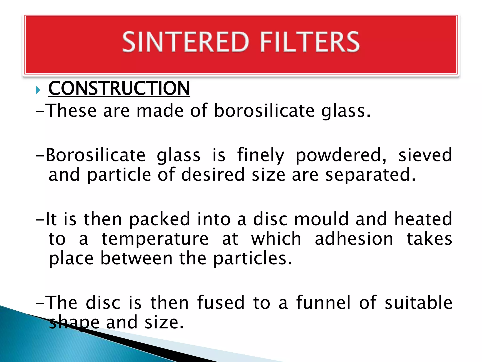 Filtering devices | PPT