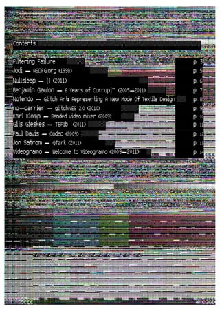 Filtering Failure exhibition catalogue | PDF