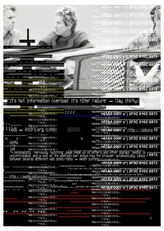 Filtering Failure exhibition catalogue | PDF