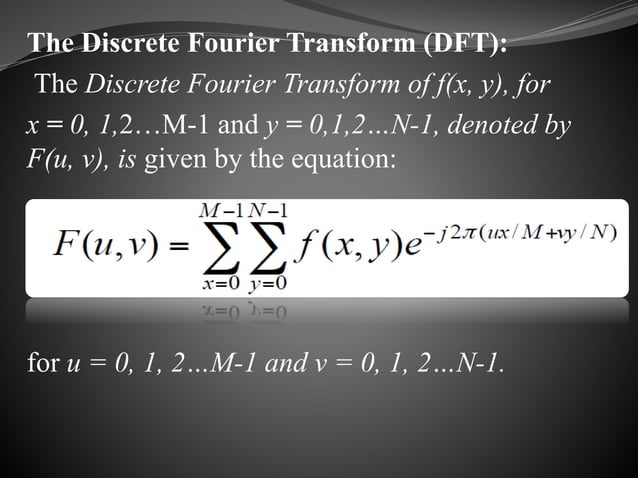 Filtering in frequency domain | PPTX | Technology & Computing