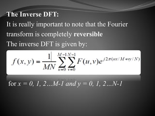 Filtering in frequency domain | PPTX