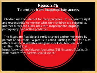 Filtering in schools | PPT