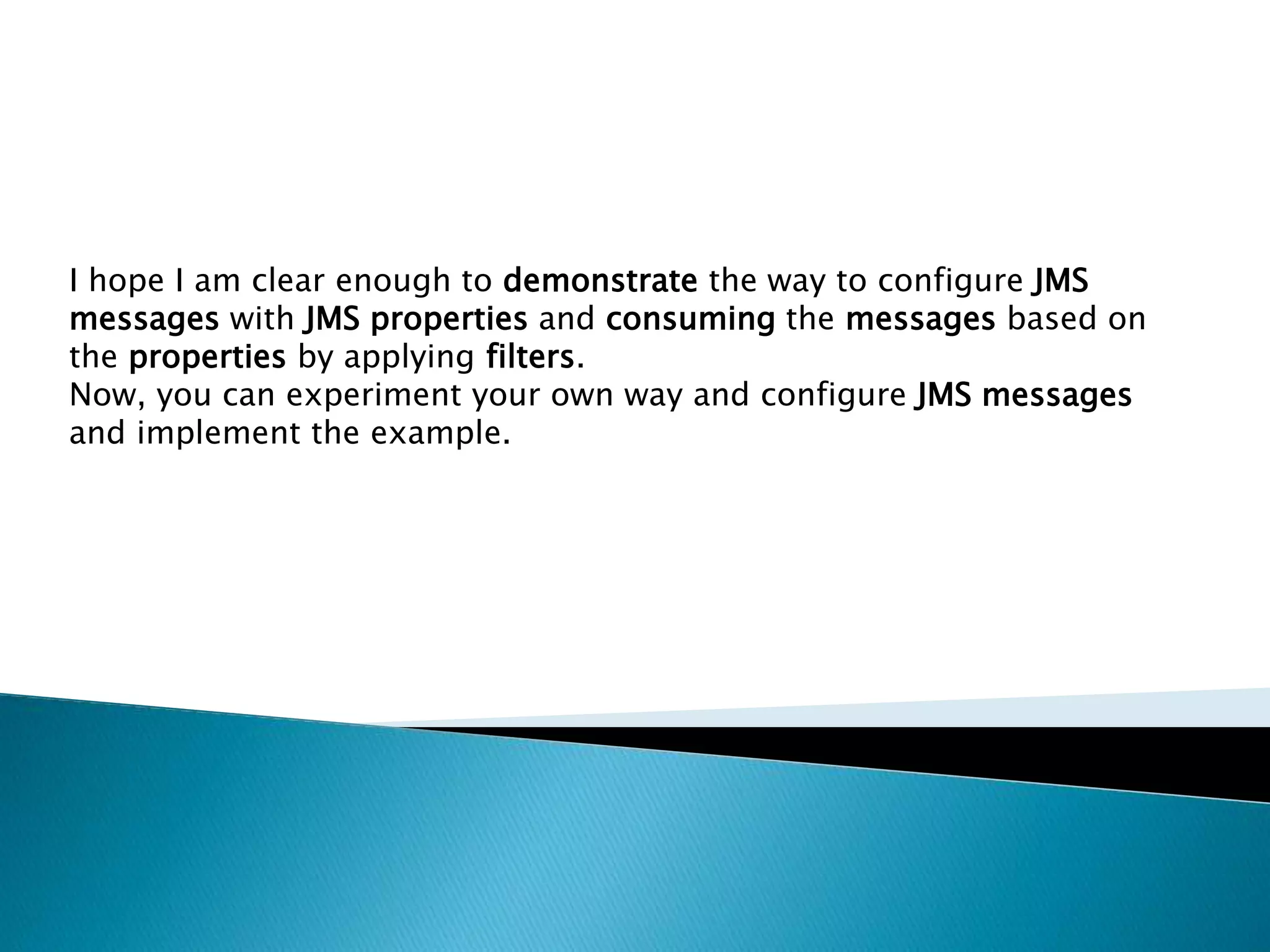 Filtering jms messages with mule | PPTX