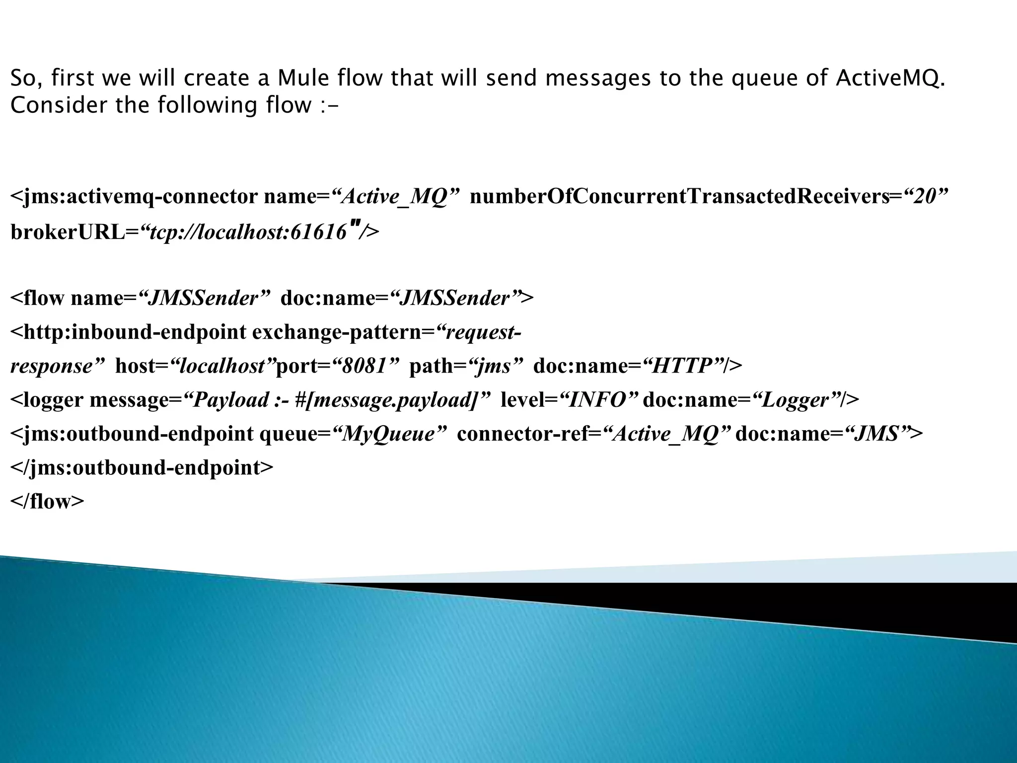 Filtering jms messages with mule | PPTX