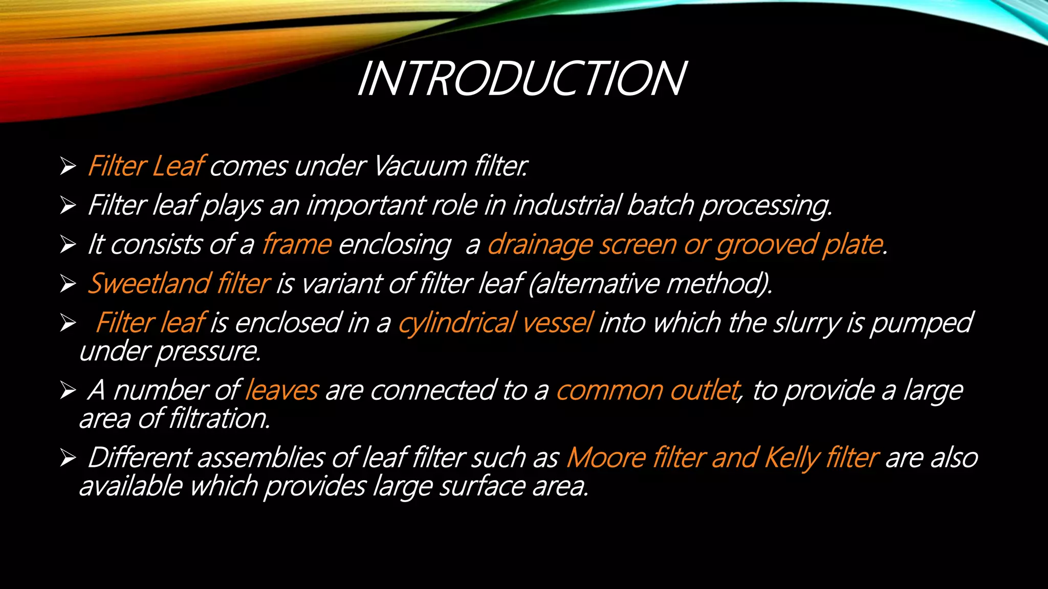 Filter leaf | PPTX