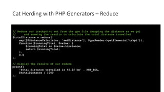 A Functional Guide to Cat Herding with PHP Generators | PPT