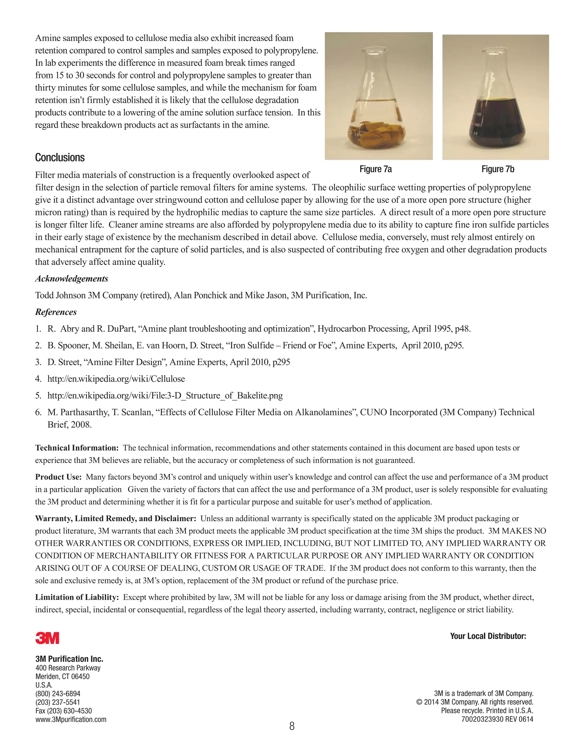 Filter media selection in amine gas sweetening systems | PDF