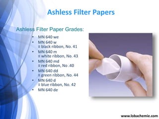 Filter Papers | PPTX