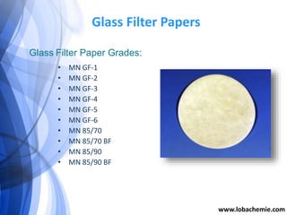 Filter Papers | PPTX