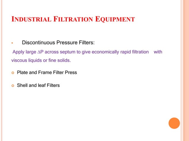 Filter press and shell and leaf filters | PPTX | Desserts and Baking ...