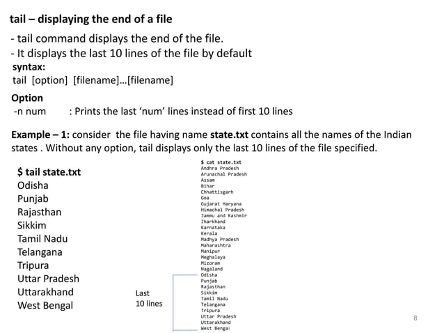 Unix - Filters | PPTX | Operating Systems | Computer Software and Applications