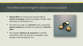 Filters USED IN SCANNING ELECTRON MICROSCOPEpptx | PPTX