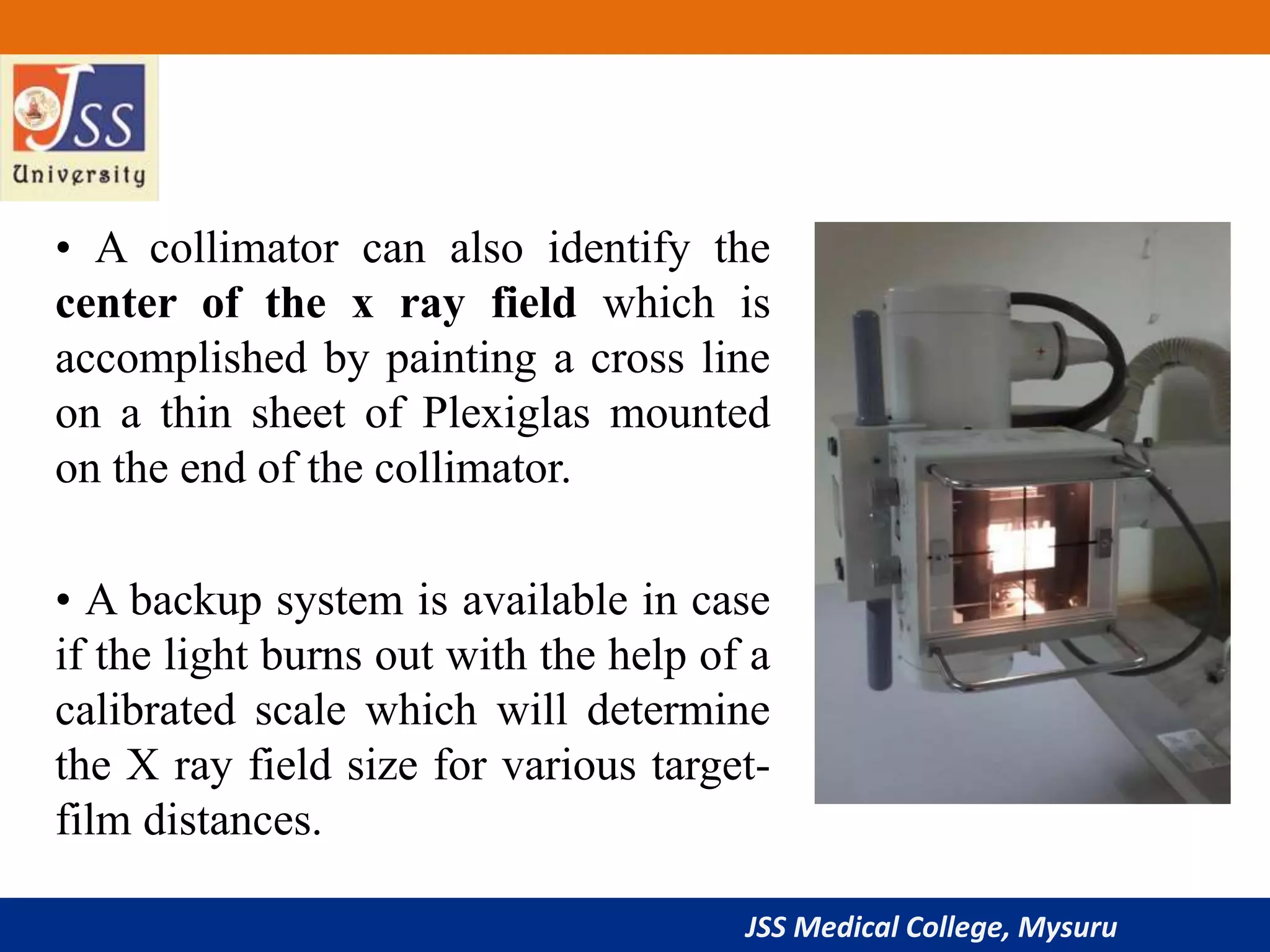 Filters and beam restrictors | PPTX