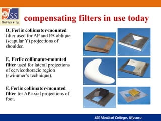 Filters and beam restrictors | PPTX