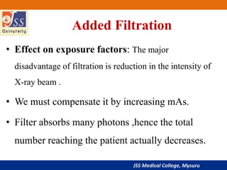 Filters and beam restrictors | PPTX