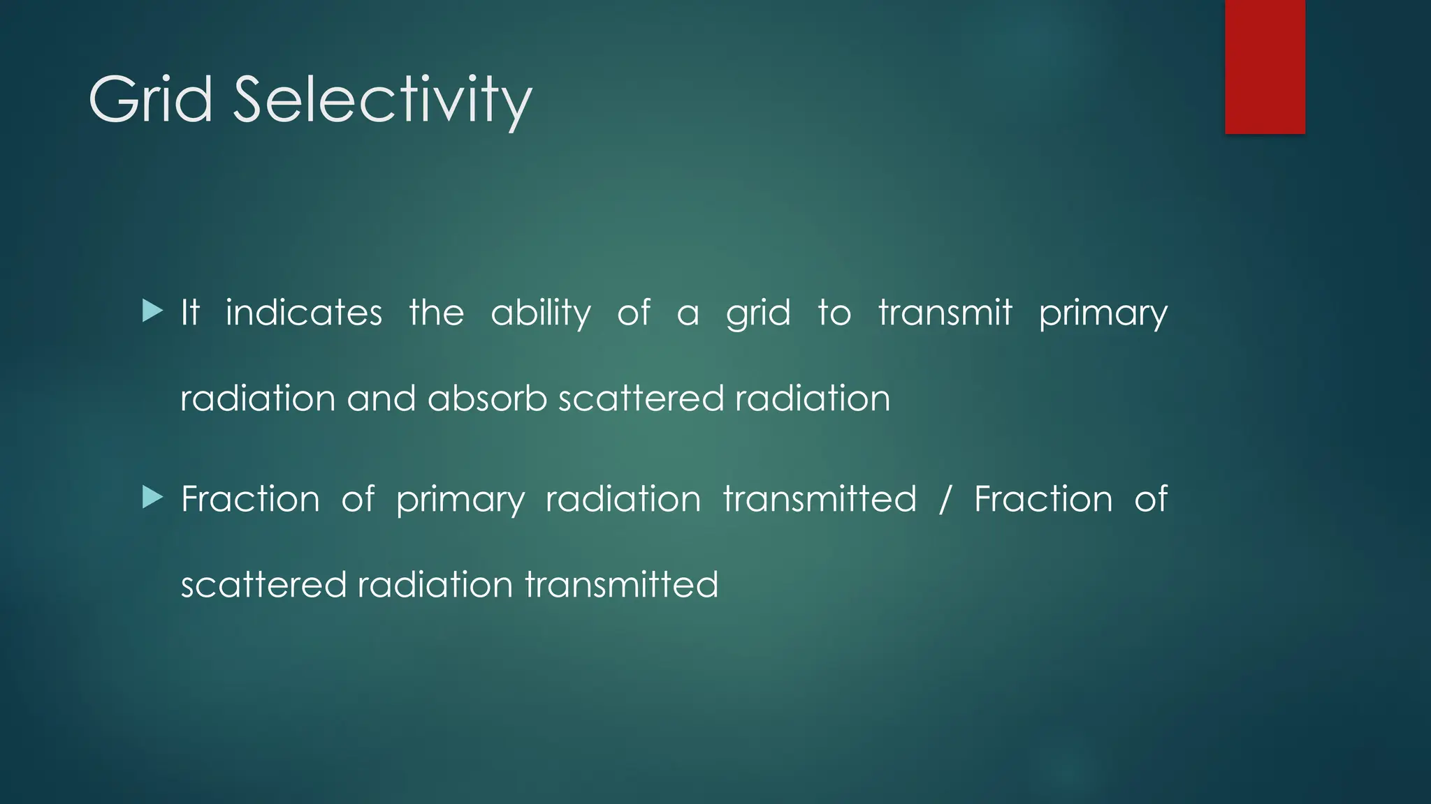 Filters and Grids - Radiology Physics.pptx