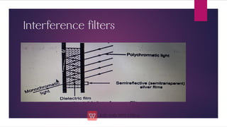 filters and monochromator used in UV visible spectroscopy | PDF