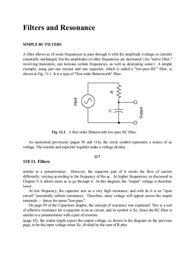 Filters And Resonance