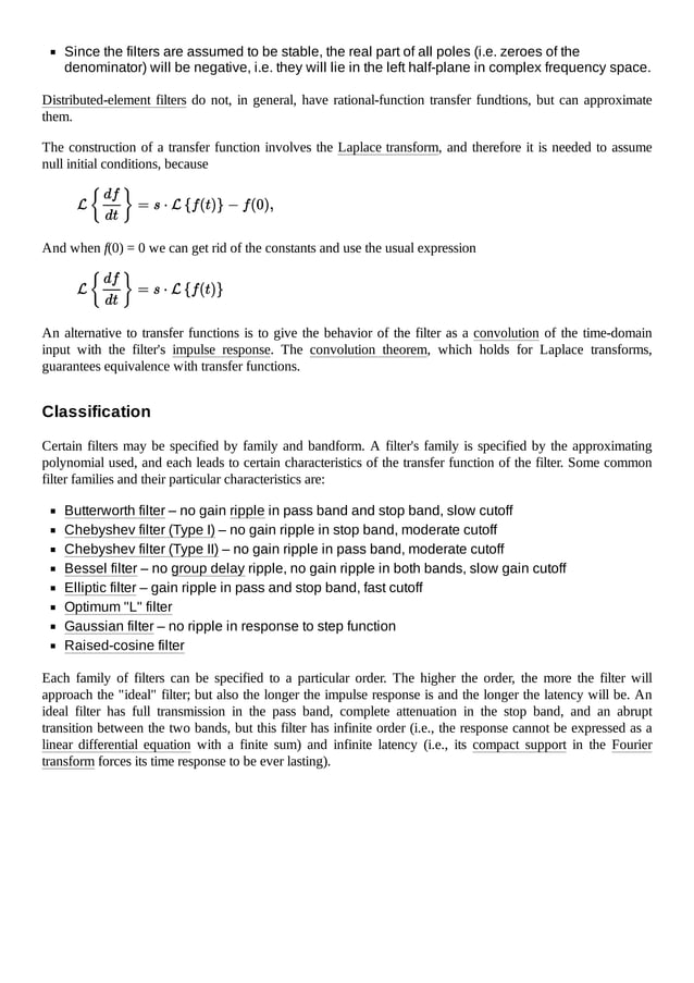 Filter (signal processing) | PDF