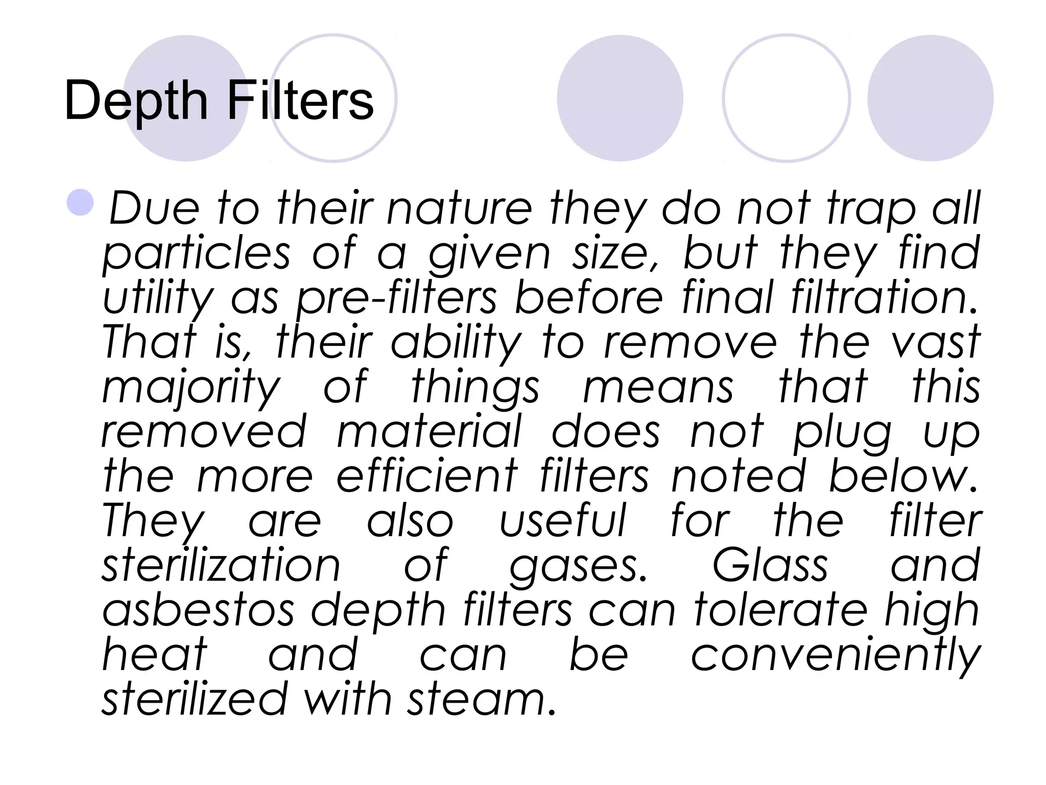 Filter sterilization | PPT