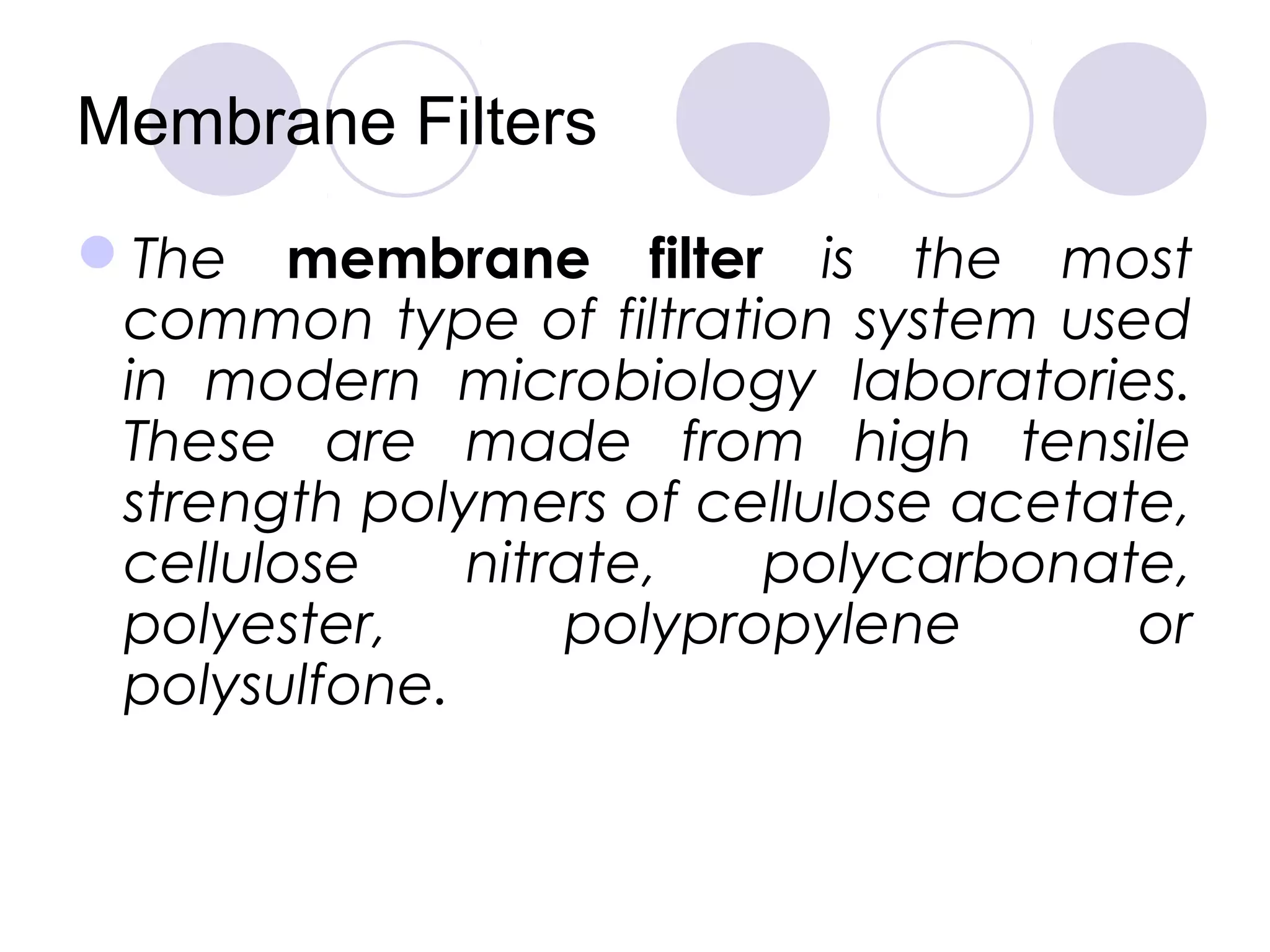 Filter sterilization | PPT