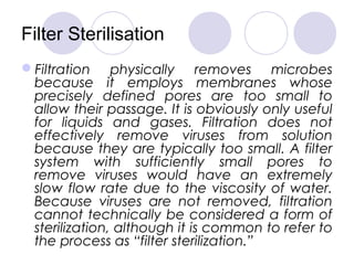 Filter sterilization | PPT